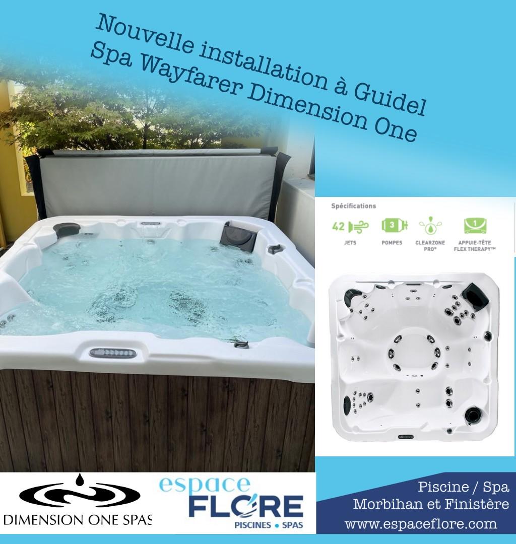 Spa Dimension One Wayfarer à Guidel - Espace Flore Piscines et spas